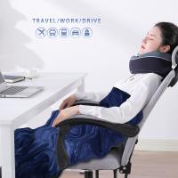 China Saien Neck Pillow for Travel Healthy Memory Foam U Shaped Neck Support Blanket Pillow for sale