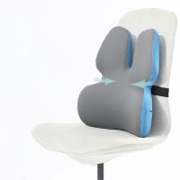 China Comfortable Fixed Waist Pillow Memory Foam Back Rest Support Cushion for Lumbar Chair for sale