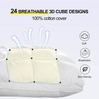China Wedge Soft Pillows for Sleeping Fluffy Down Alternative Pillow Luxury Hotel Gel Pillows for sale