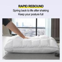China Wedge Soft Pillows for Sleeping Fluffy Down Alternative Pillow Luxury Hotel Gel Pillows for sale