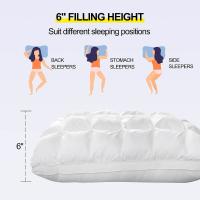 China Wedge Soft Pillows for Sleeping Fluffy Down Alternative Pillow Luxury Hotel Gel Pillows for sale