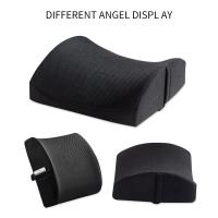 China Comfortable Memory Foam Gel Lumbar Cushion for Office Chair Slow Rebound Back Support for sale