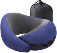 China Portable Memory Foam Cotton Travel Neck Pillow Anti-Static Neck Support for Office Rest for sale