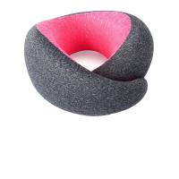 China Portable Memory Foam Cotton Travel Neck Pillow Anti-Static Neck Support for Office Rest for sale