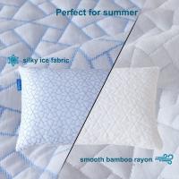 China Healthy Sleep Deep Sleep Cooling Gel Memory Foam Pillow for Side and Back Sleepers for sale