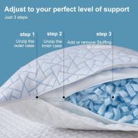 China Healthy Sleep Deep Sleep Cooling Gel Memory Foam Pillow for Side and Back Sleepers for sale
