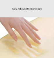 China Portable Memory Foam Gel Lumbar Cushion for Home Office Chair Slow Rebound Back Support for sale