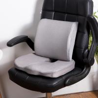China Portable Memory Foam Back Support Pillow for Office Chair Slow Rebound Lumbar Cushion for sale