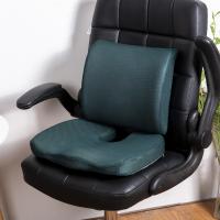 China Portable Memory Foam Back Support Pillow for Office Chair Slow Rebound Lumbar Cushion for sale