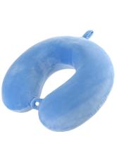 China Customized Logo U-Shape Memory Foam Neck Pillow for Comfortable Travel and Massage for sale
