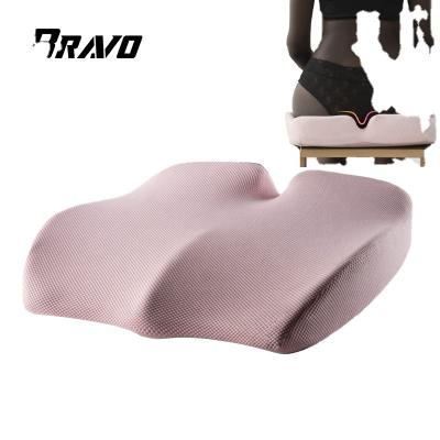 China 760g Core Weight Anti-Static Memory Foam Coccyx Support Seat Cushion for Pain Relief for sale