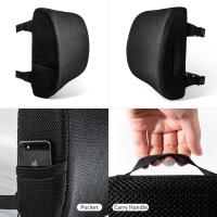 China Orthopedic Gel Memory Foam Car Seat Back Support Cushion for Optimal Pain Relief for sale