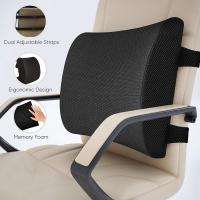 China Orthopedic Gel Memory Foam Car Seat Back Support Cushion for Optimal Pain Relief for sale