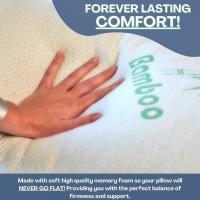 China Get Rid of Neck Pain Snoring and Asthma with Bamboo Pillow King Shredded Memory Foam for sale