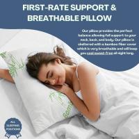 China Get Rid of Neck Pain Snoring and Asthma with Bamboo Pillow King Shredded Memory Foam for sale