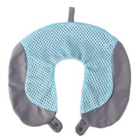 China U-Shape Gel Memory Foam Pillow with Massage Function Made of Cotton Customized for sale