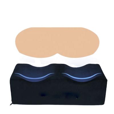 China Knitted Chair Cushion with Memory Foam Post Surgery Recovery BBL Butt Shape Pillow for sale