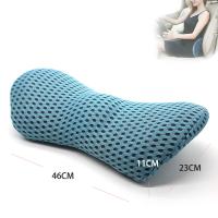 China Comfortable Rectangle Lumbar Cushion for Car Seat Massage and Lower Back Support for sale