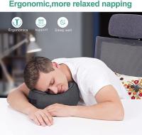 China Neck Travel Pillow Roll with Strap and Buckle Support Made of PU Foam Anti-Static Design for sale