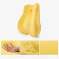 China Custom Logo Accepted Memory Foam Ergonomic Lumbar Cushion for Office Chair Back Support for sale
