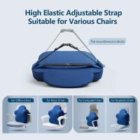 China Lumbar Roll Back Support Cushion for Back Pain Removable and Washable Rectangle Design for sale