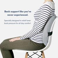 China Home Office Chair Memory Foam Cushion Lab Extra Dense Lumbar Pillow for Lower Back Pain Relief for sale