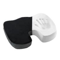 China Black Coccyx Ergonomic Memory Foam Car Seat Cushion with Custom Logo and Packaging for sale