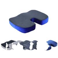 China Black Coccyx Ergonomic Memory Foam Car Seat Cushion with Custom Logo and Packaging for sale