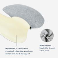 China Home Office Chair Memory Foam Cushion Lab Extra Dense Lumbar Pillow for Lower Back Pain Relief for sale