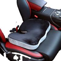 China Black Coccyx Ergonomic Memory Foam Car Seat Cushion with Custom Logo and Packaging for sale