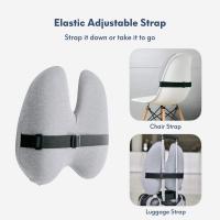 China Home Office Chair Memory Foam Cushion Lab Extra Dense Lumbar Pillow for Lower Back Pain Relief for sale