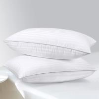 China 2 Pack Standard Pillows for Sleeping Soft Down Alternative 100% Polyester and Medium Support for sale