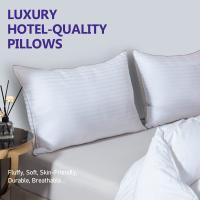 China 2 Pack Standard Pillows for Sleeping Soft Down Alternative 100% Polyester and Medium Support for sale