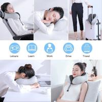 China Travel Neck Support Massage Foam Pillow for Healthy Cervical Alignment and Relief for sale