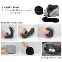 China Travel Neck Support Massage Foam Pillow for Healthy Cervical Alignment and Relief for sale