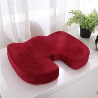 China Patchwork Pattern Anti-Decubitus Seat Cushion for Home Fatigue Relief and Hemorrhoids for sale