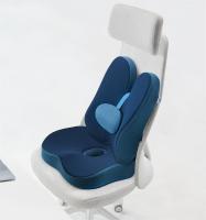 China Customized Multi-functional Memory Foam Lumbar Support Pillow for Back Pain Relief for sale