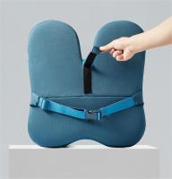 China Customized Multi-functional Memory Foam Lumbar Support Pillow for Back Pain Relief for sale