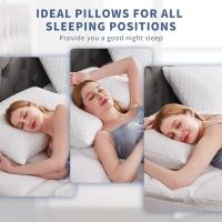 China Queen Size 2 Pack Shredded Memory Foam Pillows for Adjustable Support and Relaxation for sale