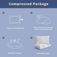 China Queen Size 2 Pack Shredded Memory Foam Pillows for Adjustable Support and Relaxation for sale