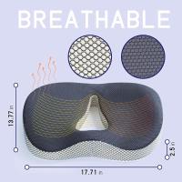 China Printed Orthopedic Seat Pad for Relief of Medically Ventilated Tailbone Sciatica Pain for sale