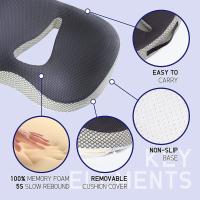 China Printed Orthopedic Seat Pad for Relief of Medically Ventilated Tailbone Sciatica Pain for sale