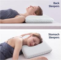China Home Decor Sofa Cushion Gel Infused Memory Foam Pillow for Side Back Stomach Sleepers for sale