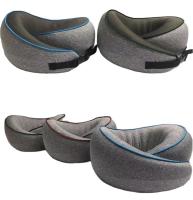 China Lightweight Neck Support U-Shape Travel Pillow Memory Foam 360 Degree Wraparound for sale