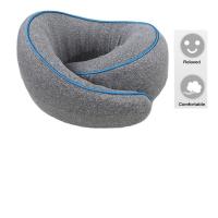 China Lightweight Neck Support U-Shape Travel Pillow Memory Foam 360 Degree Wraparound for sale