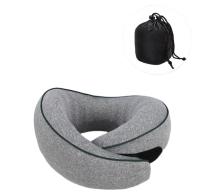 China Lightweight Neck Support U-Shape Travel Pillow Memory Foam 360 Degree Wraparound for sale