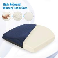 China Home Office Wheelchair Seat Cushion made of Memory Foam Filling and Anti Slip Design for sale
