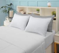 China Indoor Decorative Pillows 20 x 26 Inches Bedding Throw Pillows Insert Pack of 2 White for sale