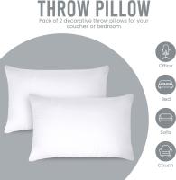China Indoor Decorative Pillows 20 x 26 Inches Bedding Throw Pillows Insert Pack of 2 White for sale