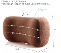 China 0.5-1 Kg Portable Camping Pillow Compressible Foam for Comfortable Sleeping on the Go for sale